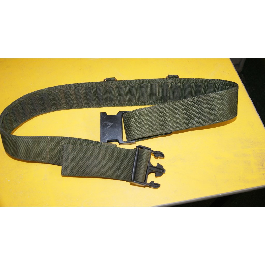 British Army Green Webbing Assault Belt - Army Shop
